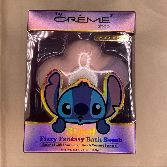Disney | Bath & Body | Crme Stitch Flower Bath Bomb | Poshmark